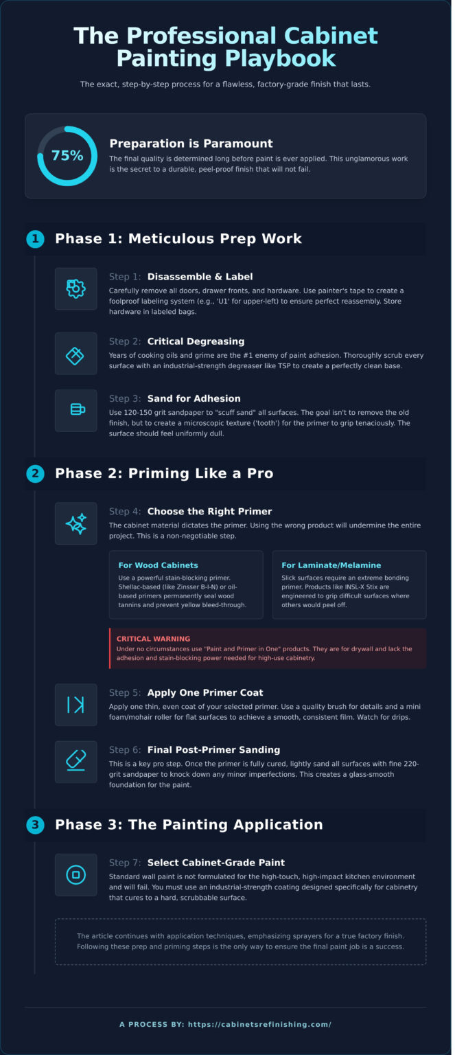 Kitchen Cabinet Painting Process: A Pro’s Step-by-Step Guide - Cabinet ...